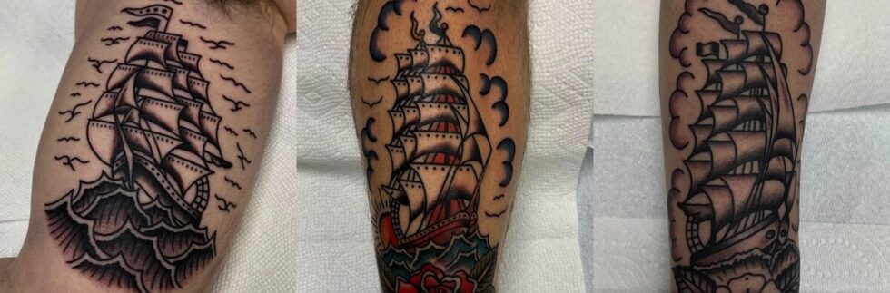 American Traditional Nautical Tattoo Ideas
